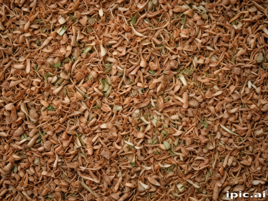 A Close-Up View of Dried Spices and Herb Blends on Display.