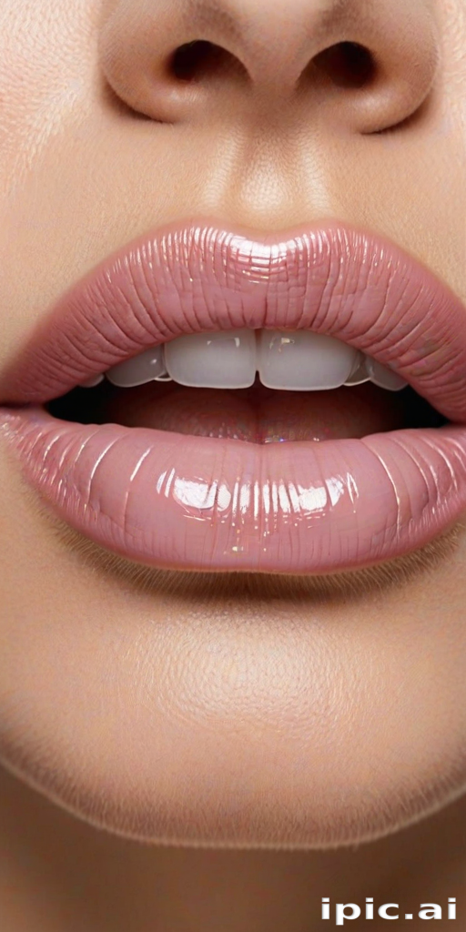 transparent lips