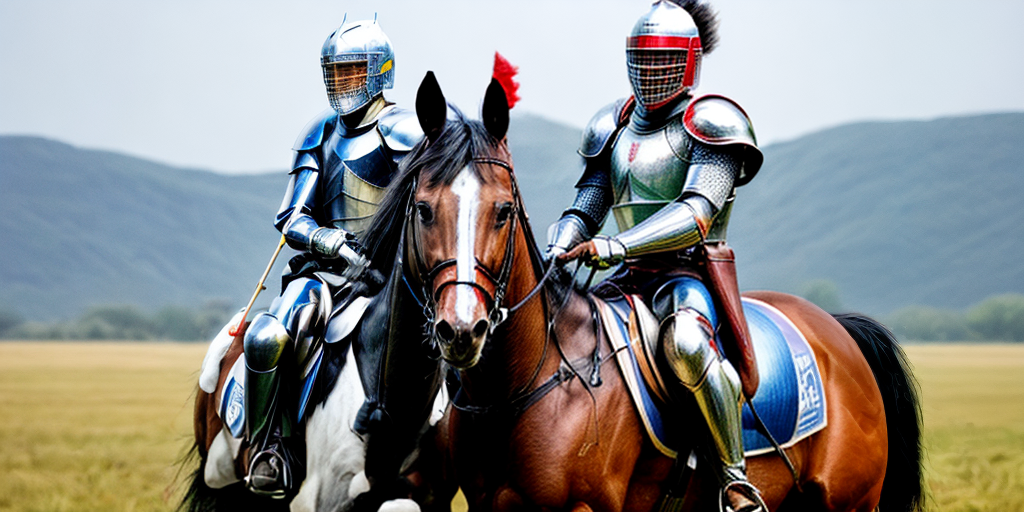 holy knight with cross helmet