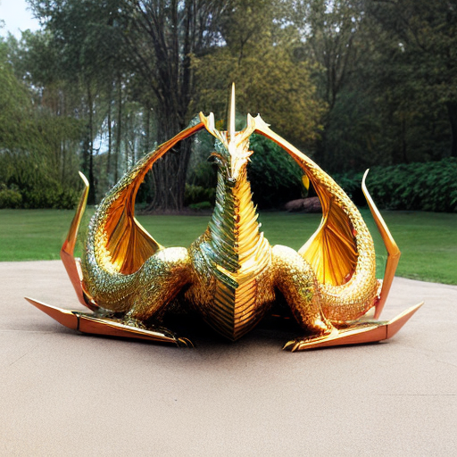 golden dragon humanoïd
