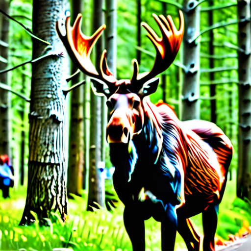 An anonymous moose in matrix