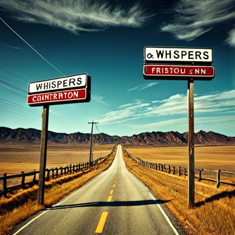 whispers signs surreal art