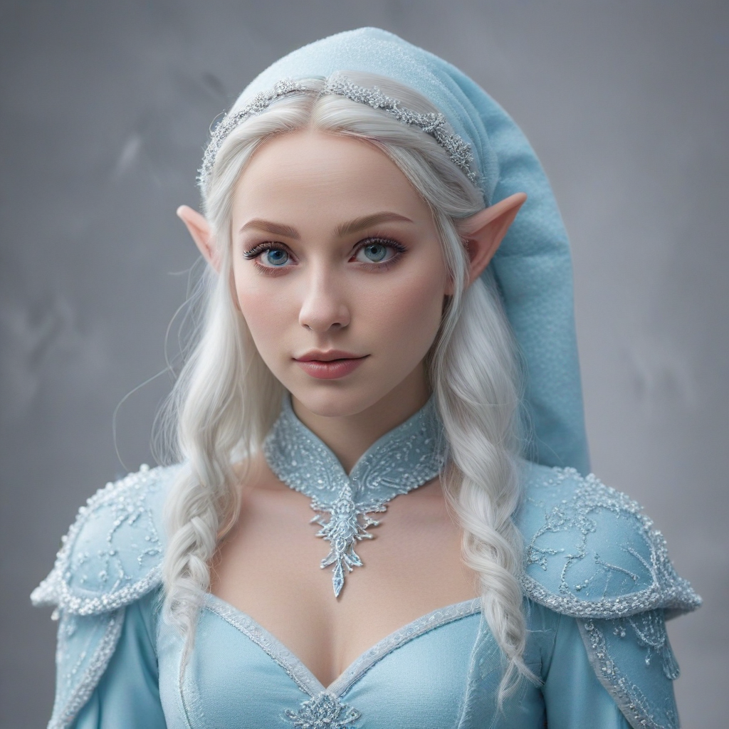 female elf ice wizard