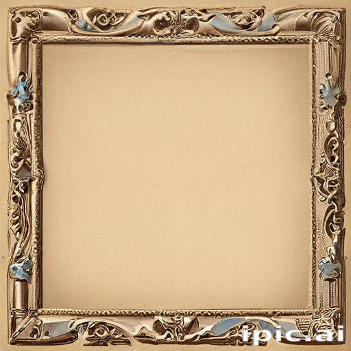 Elegant Vintage Picture Frame Ready to Showcase Your Cherished Memories