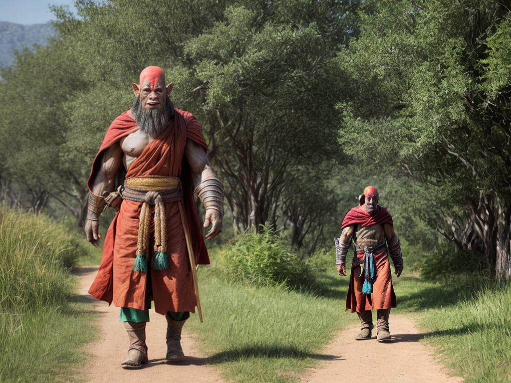 Orc monk