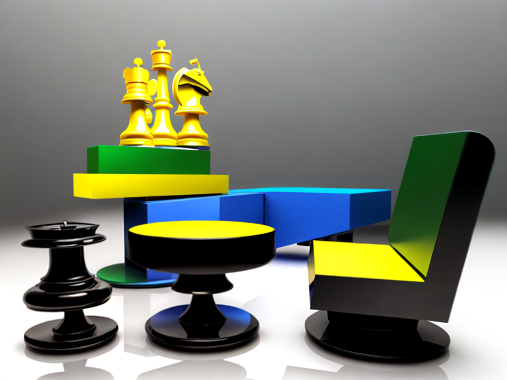 chess show modern tv logo 3d