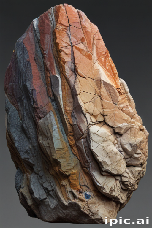 Stunningly Textured Rock Formation Showcasing Vibrant Earthy Colors and ...