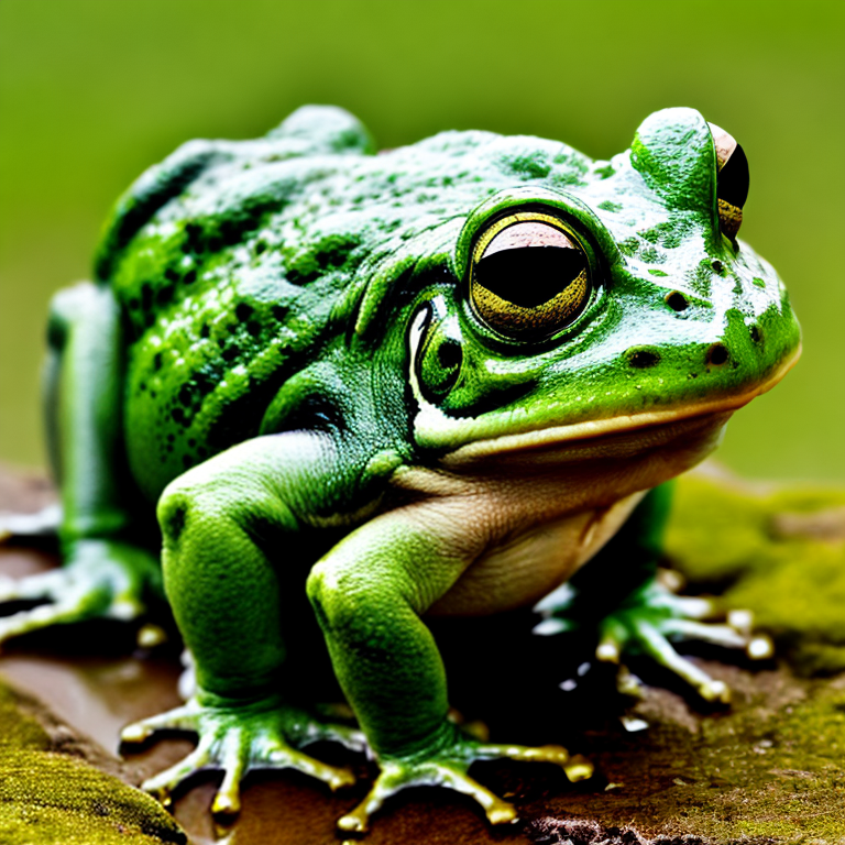 BULL FROG IN THE WILD FULL PIC