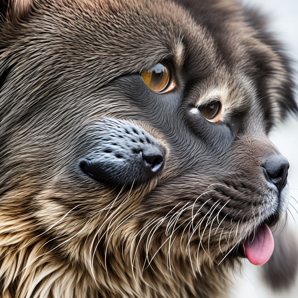 close up of inside view of a dog's gaping maw, drool dripping down from ...