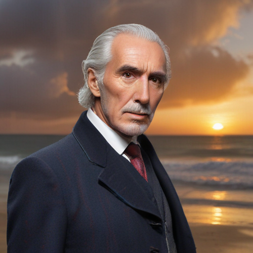 Christopher Lee beach