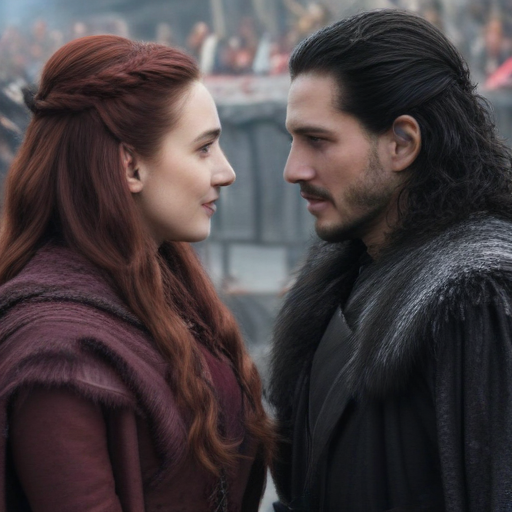 Melisandre and jon snow