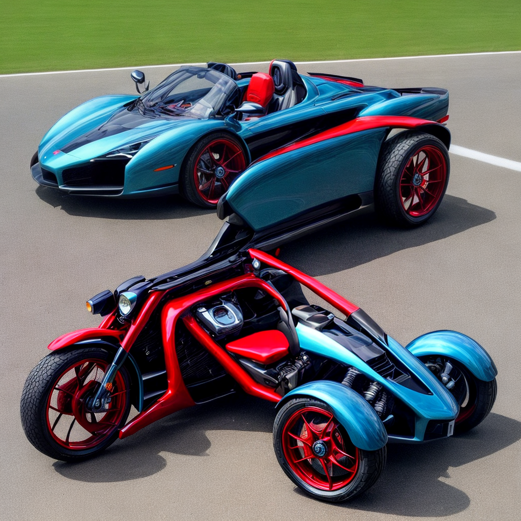 Reverse Trike Hyper Car