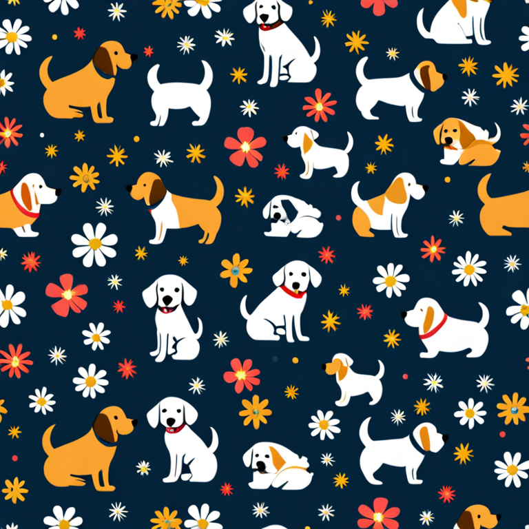 dark repeating pattern for dog pillow