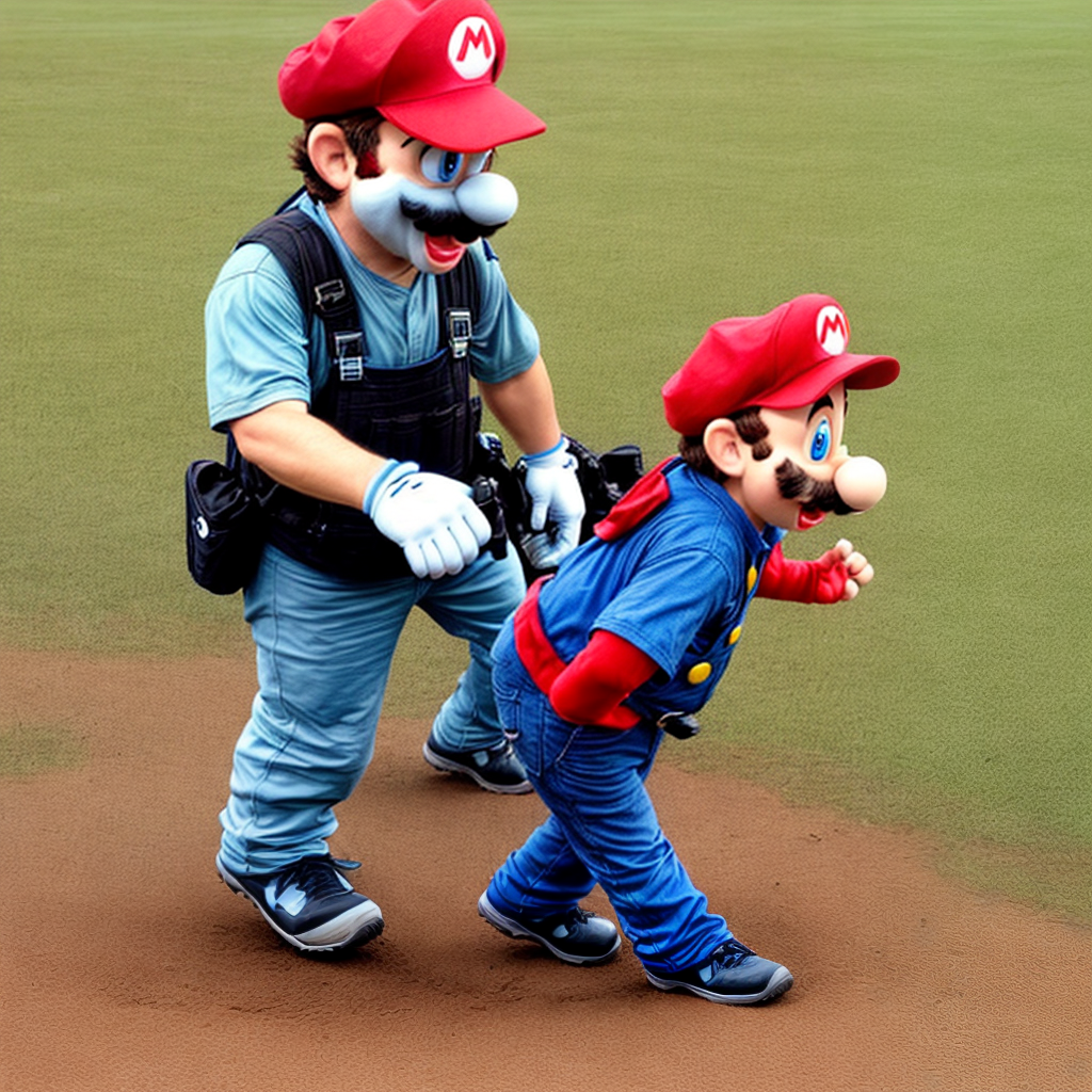 super mario in real life