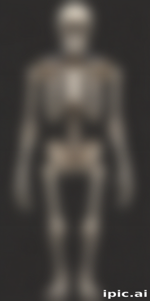 Blurred Representation of a Human Anatomy Model in a Neutral Pose