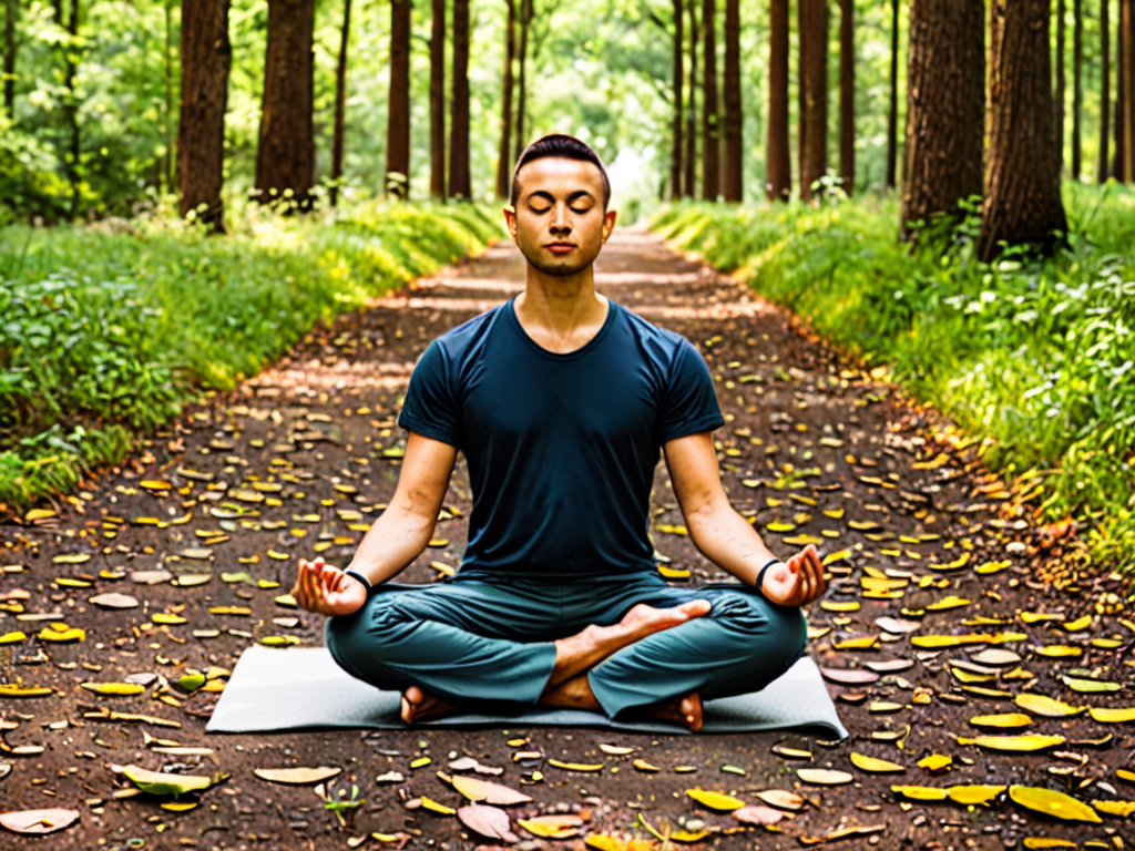 Create an image that represents meditation