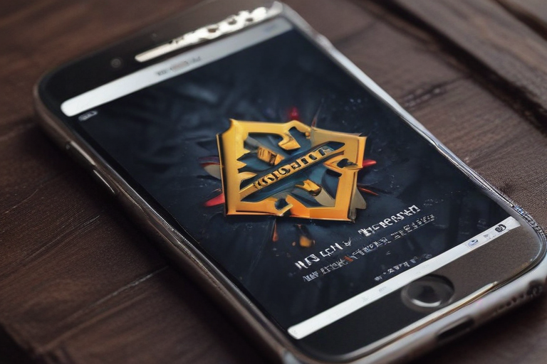 Mobile Gaming Experience: Exciting New Game Interface on Smartphone Screen