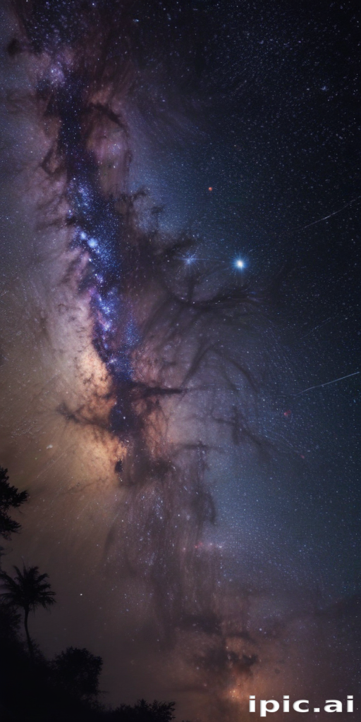 Stunning Night Sky Filled with Stars and Cosmic Wonders Above Us