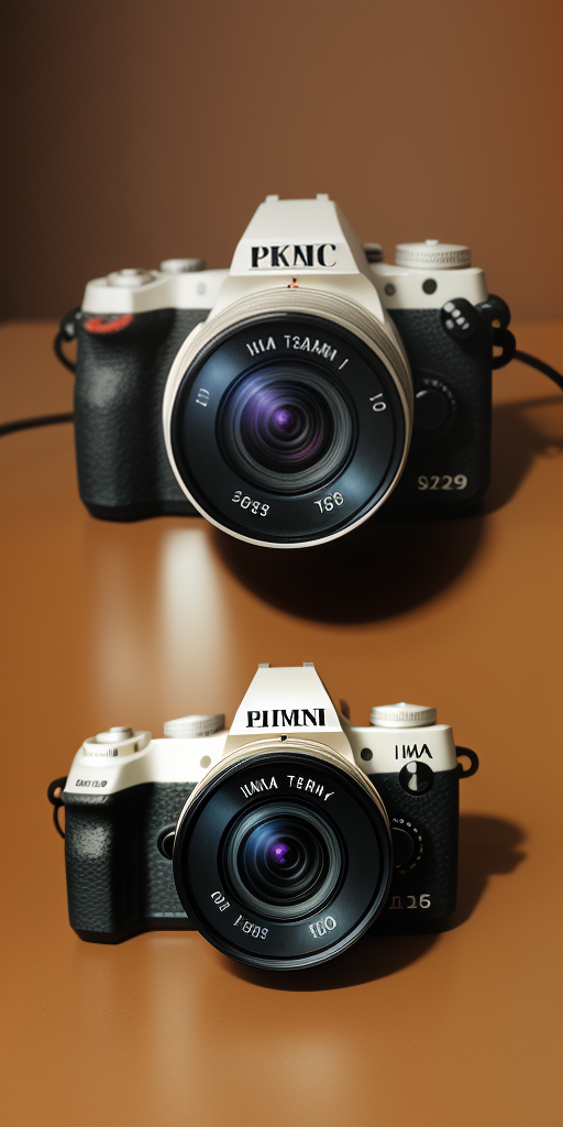 Two Stylish Cameras Displaying Advanced Photography Features and ...