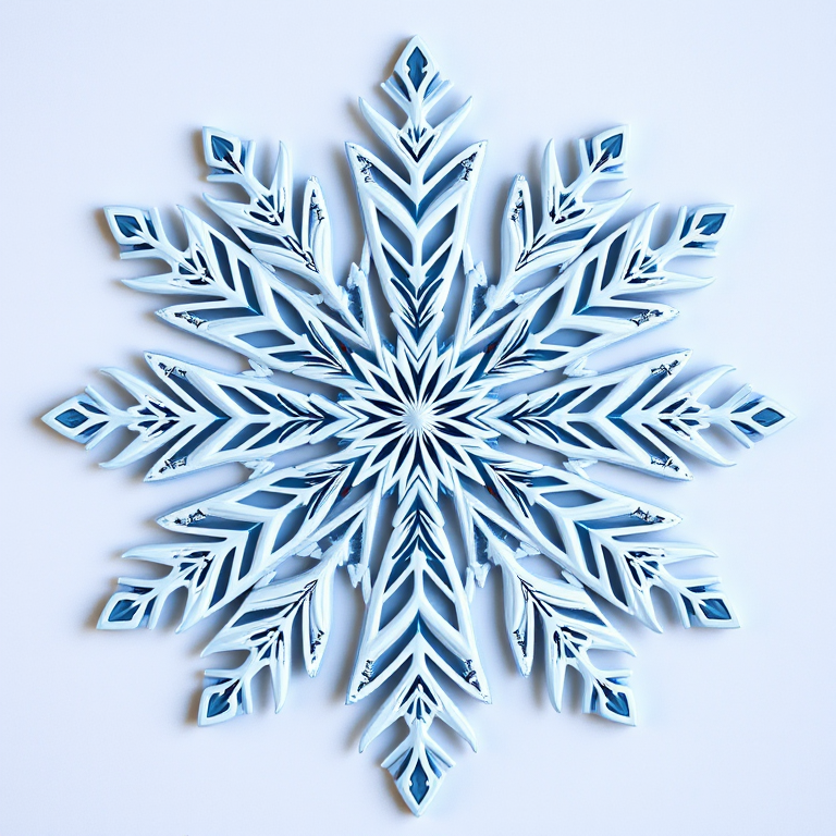 Intricate and Beautifully Crafted Paper Snowflake Design for Winter Decor