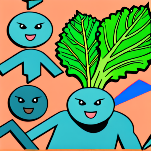 Kale cartoon