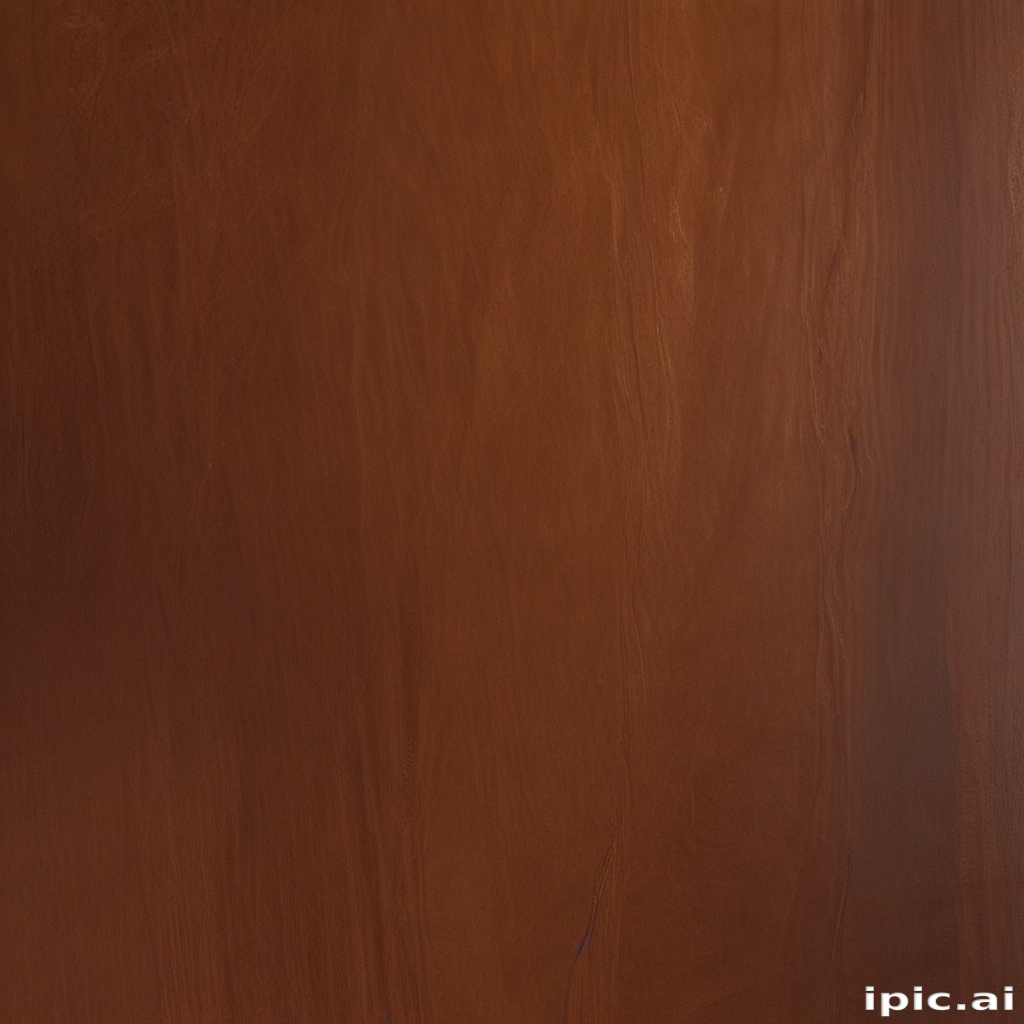 Rich, Smooth Texture of Polished Wood with Deep Brown Hues and Grain
