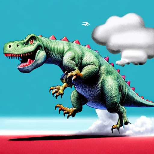 dinosaur farting a big cloud of gas of the fart like directly like a ...