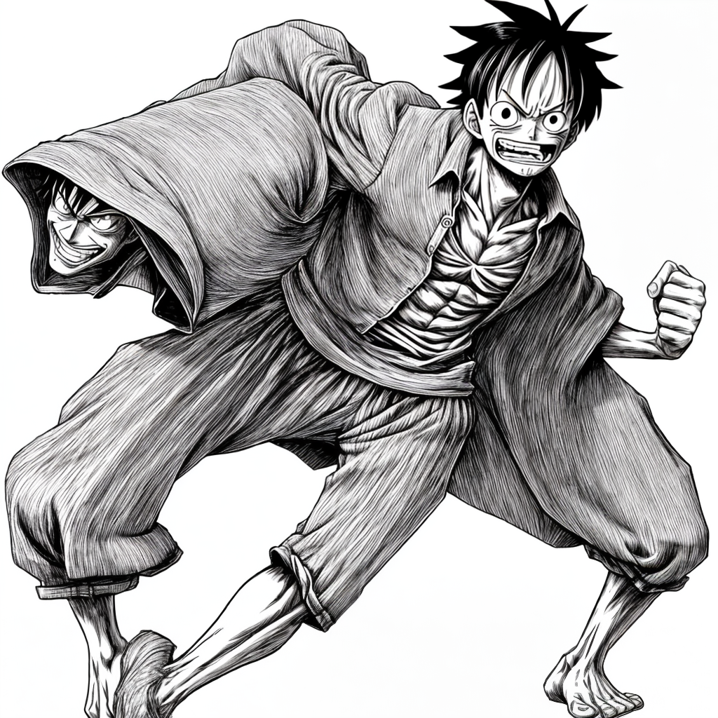 luffy stretched