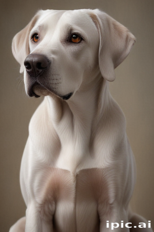 A Majestic Portrait of a Gentle and Loyal Labrador Retriever Dog