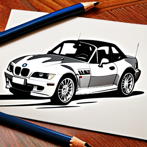 bmw z3 sketch