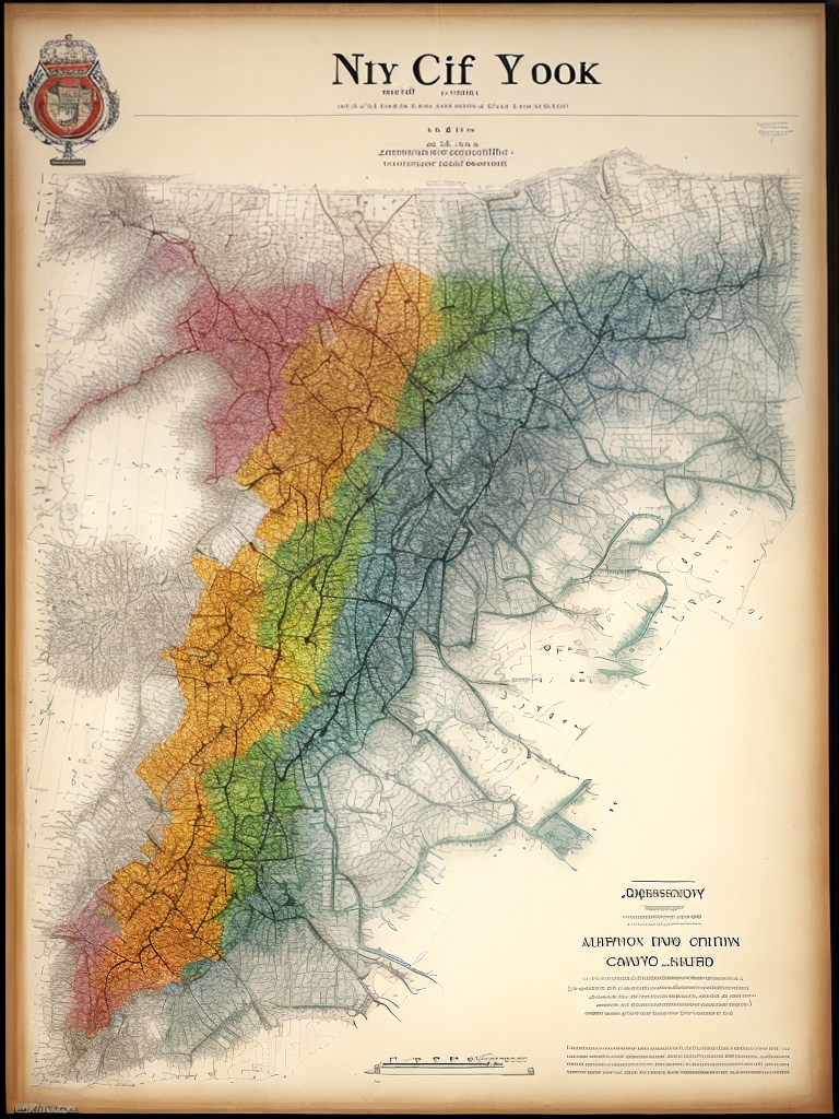 nyc map divided into territories controlled by mafia families. each ...