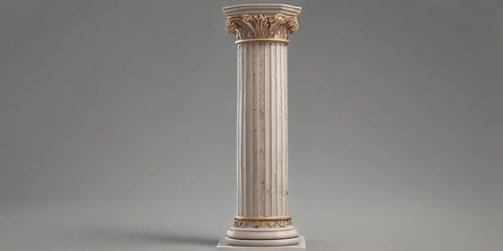 Elegant Architectural Column with Intricate Details and Classic Design ...
