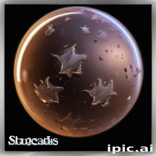 Beautiful Celestial Sphere with Intricate Star-Like Patterns Inside It