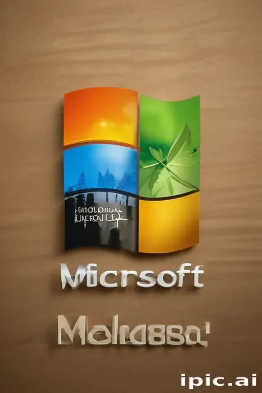 Creative Microsoft Logo Design Featuring Colorful Elements and a Unique ...