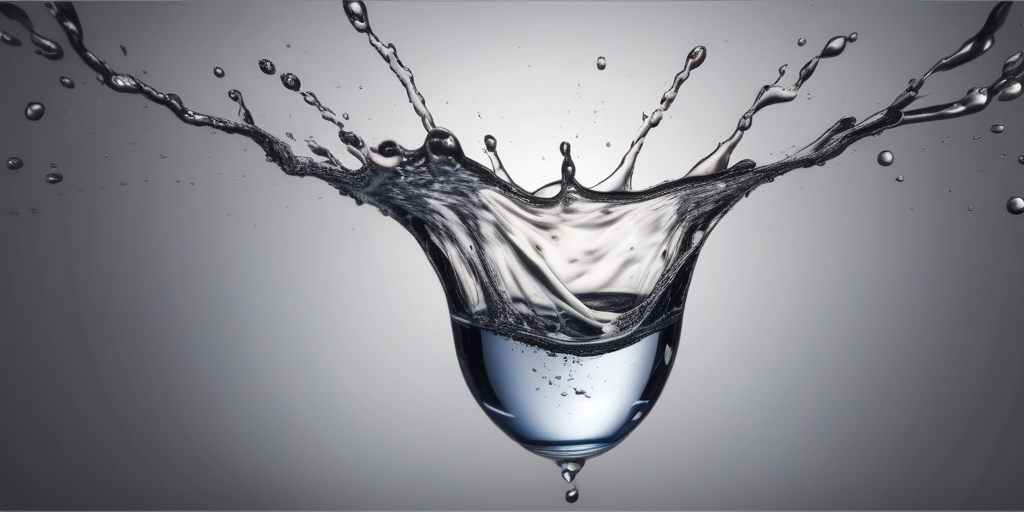 Dynamic Splash of Water Captured in Mid-Air with Elegant Precision