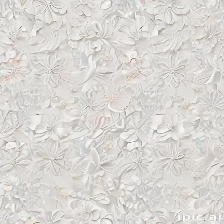 A Delicate Arrangement of White Flowers Creating a Soft, Textured ...