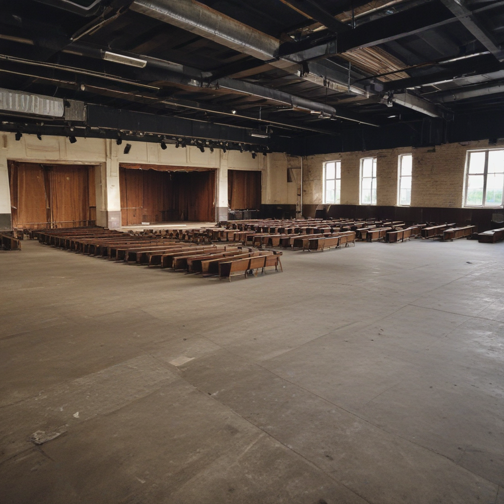 an empty venue