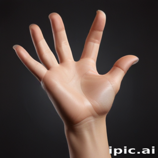 An Artistic Representation of a Human Hand with Unique Textural Features