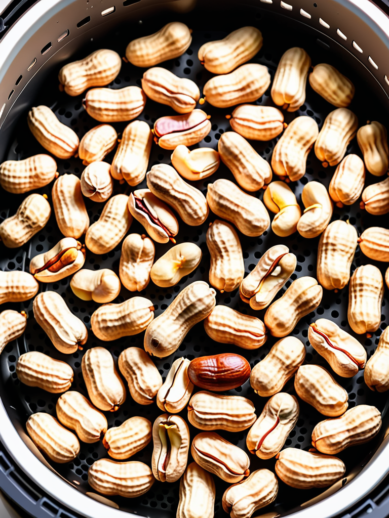 An Abundance of Peanuts in a Brown Paper Bag Displayed Beautifully