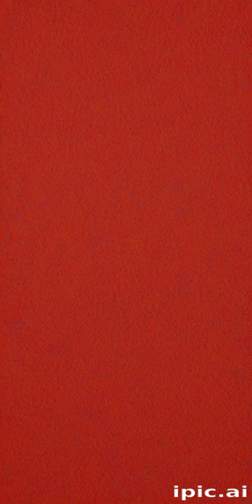 Vibrant Red Background with Subtle Texture for Creative Design Projects.