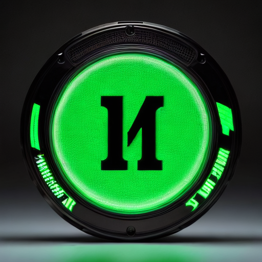 the name Zonia glowing green with a black background.