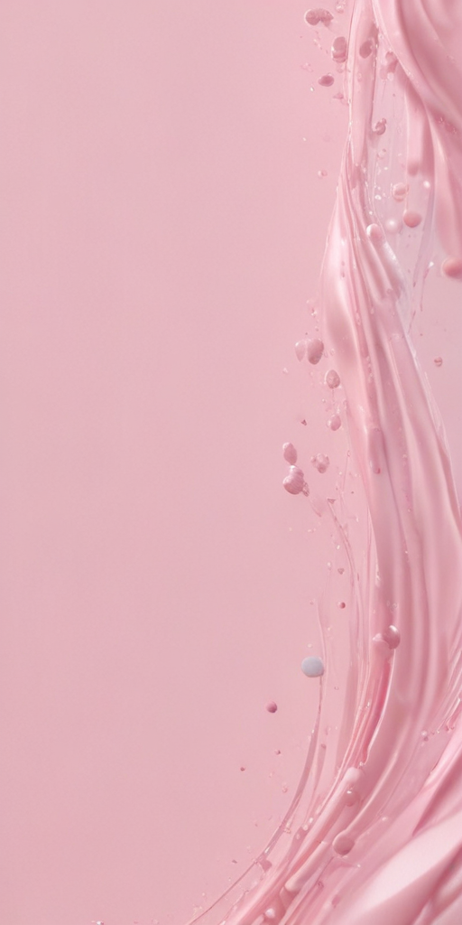 Fluid Motion of Soft Pink Substance with Droplets Against a Light ...