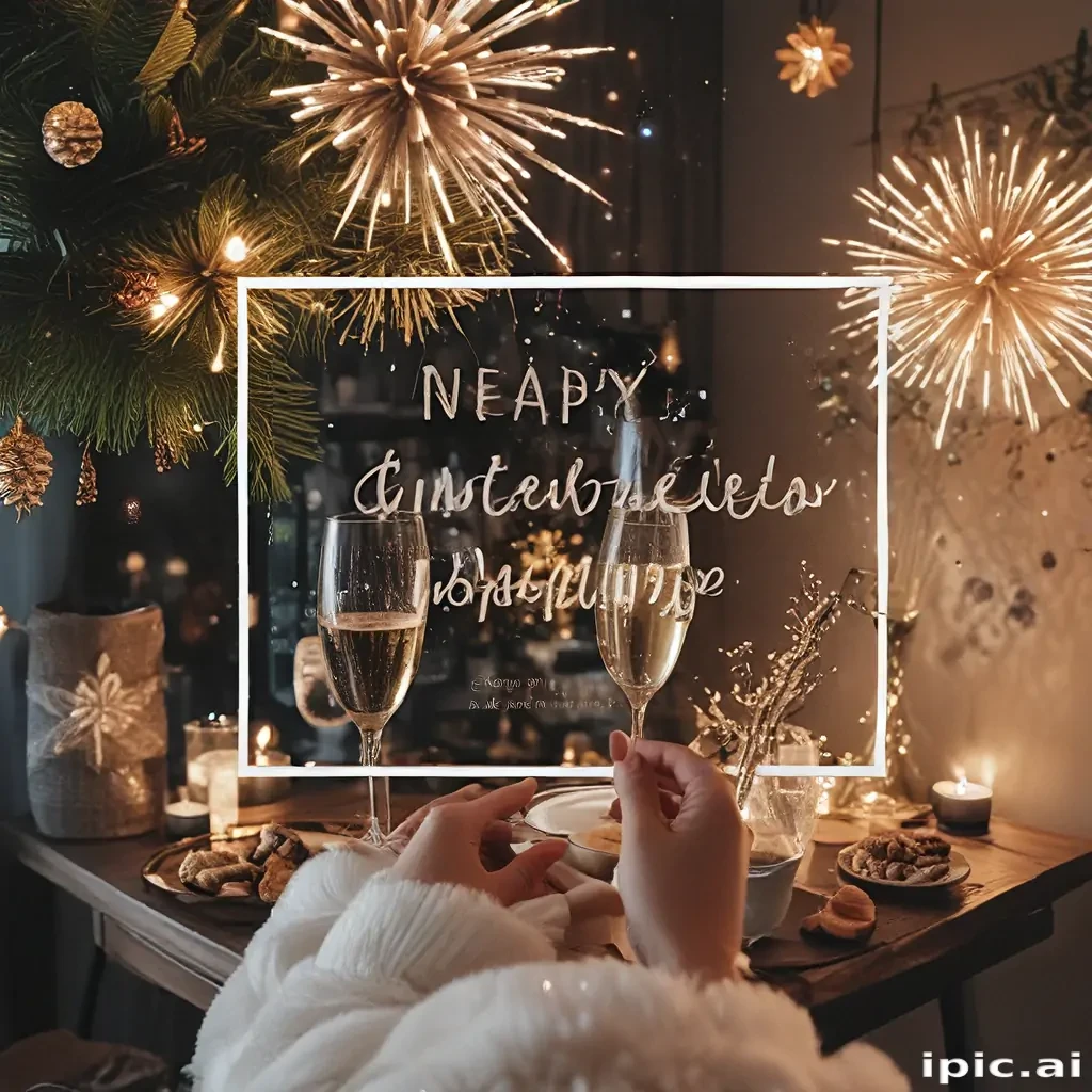 Celebrating New Year’s Eve with Sparkling Toasts and Festive Decor