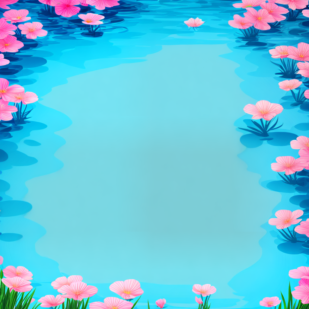 Eine Spring. The Water is clear. Vector style