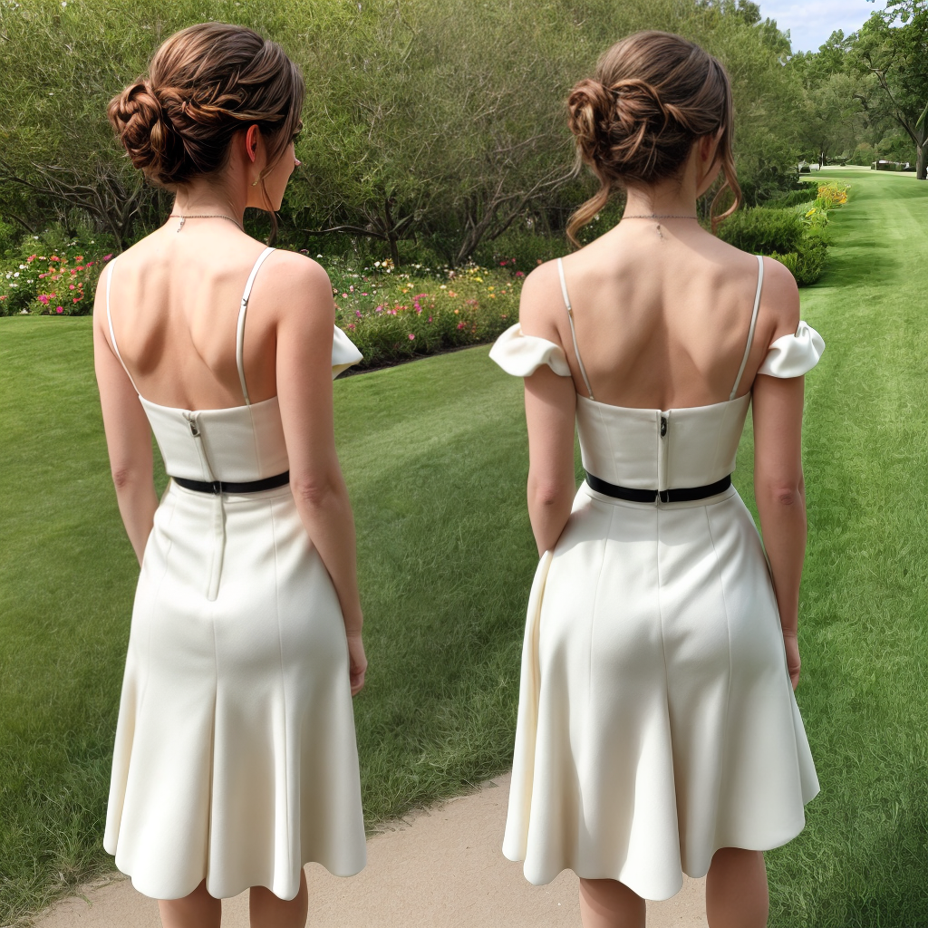 Backside view of Emma Watson carnally exposed by Edouard Manet