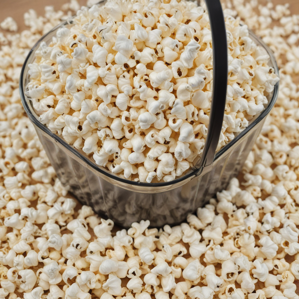 A Deliciously Popped Bowl of Buttered Popcorn Ready for Movie Night