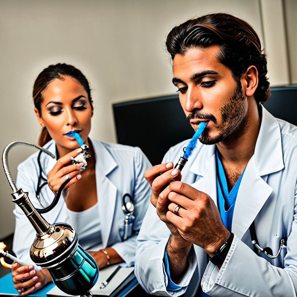 nurses smoking hookah