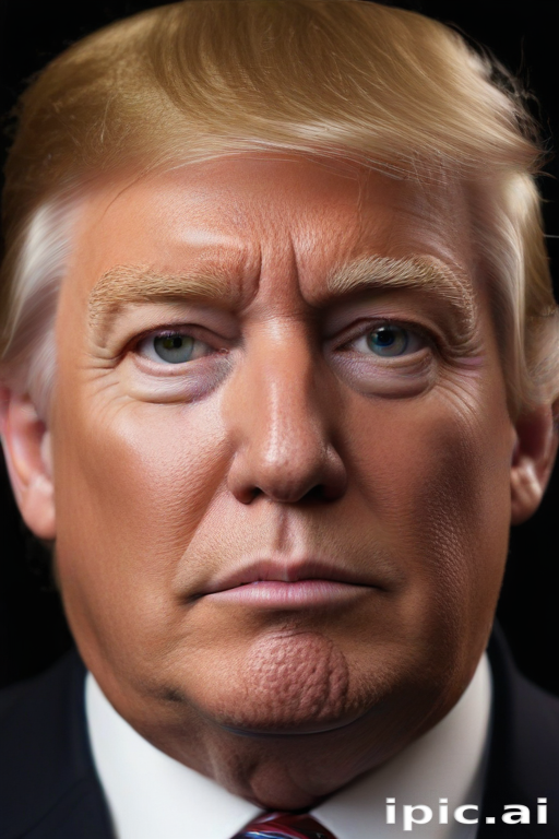 A Close-Up Portrait of a Serious Individual with Distinctive Facial ...