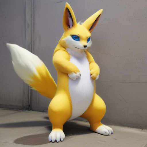 heavily pregnant renamon