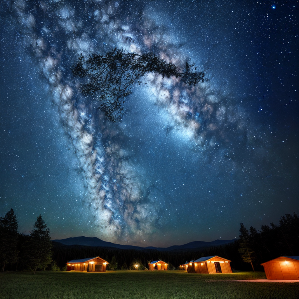 realistic night nature